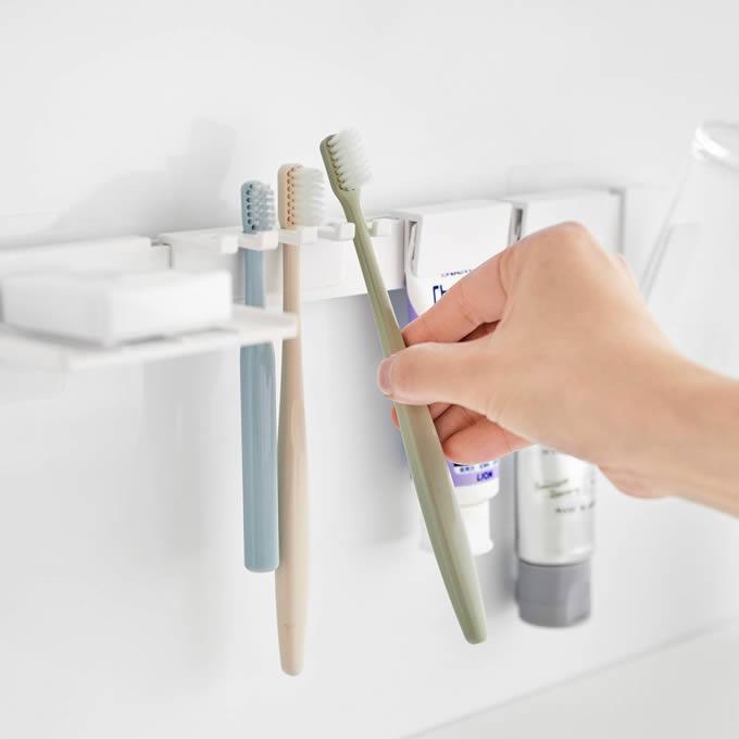 tower タワー フィルムフック歯ブラシ＆歯磨き用品収納セット 1879 1880 山崎実業 : エクリティ - 通販 - Yahoo!ショッピング