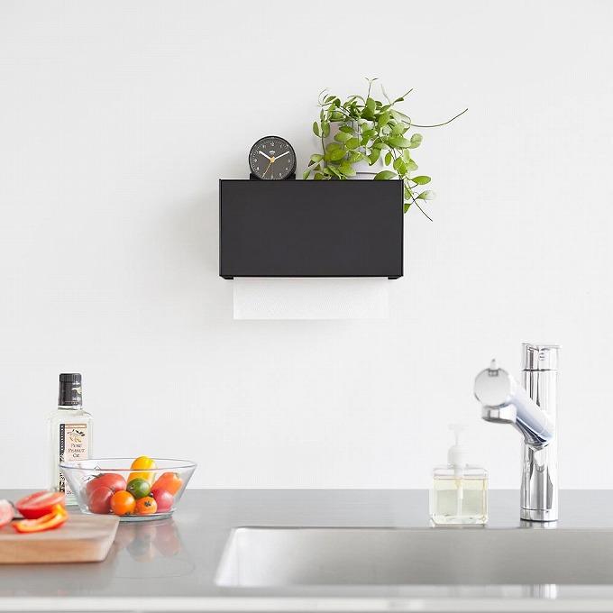 tower タワー マグネットトレー付きペーパータオルディスペンサー 2192 2193 山崎実業 : エクリティ - 通販 - Yahoo!ショッピング