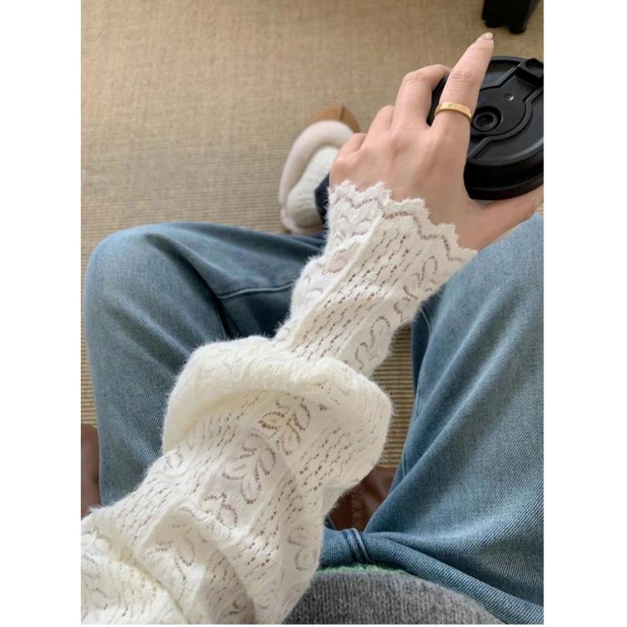 レース カットソー レディース インナー 長袖 透け感 ハイネック シースルー Tシャツ 総レース トップス プルオーバー オフィス き : EC Logic ヤフーショップ - 通販 ...