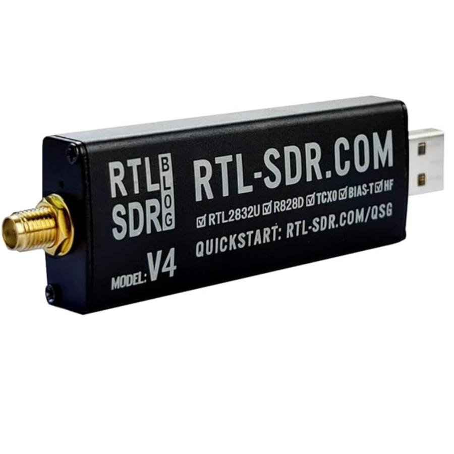 RTL-SDR Blog V4 R828D RTL2832U 1PPM TCXO HF Bias Tee SMA Software Defined Radio with Dipole ...