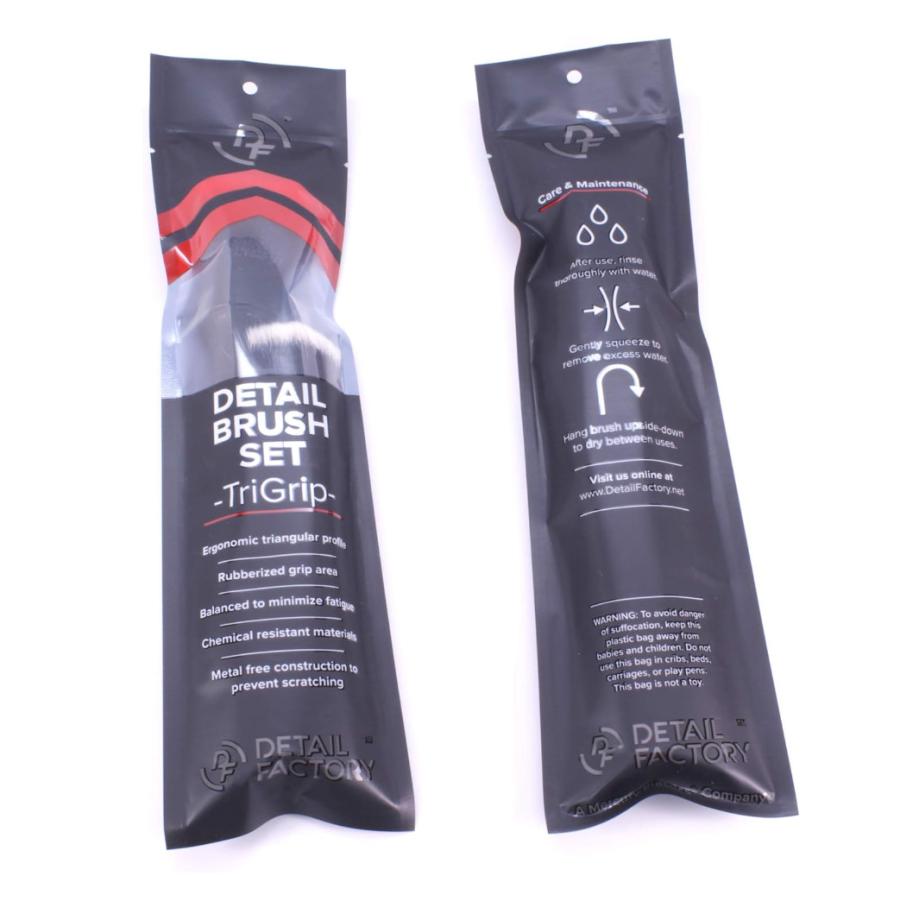 ディテ―ル ファクトリー TRI GRIP トリグリップ ウルトラソフト ブラシ ディテ―リング 2本セット Detail Factory ...
