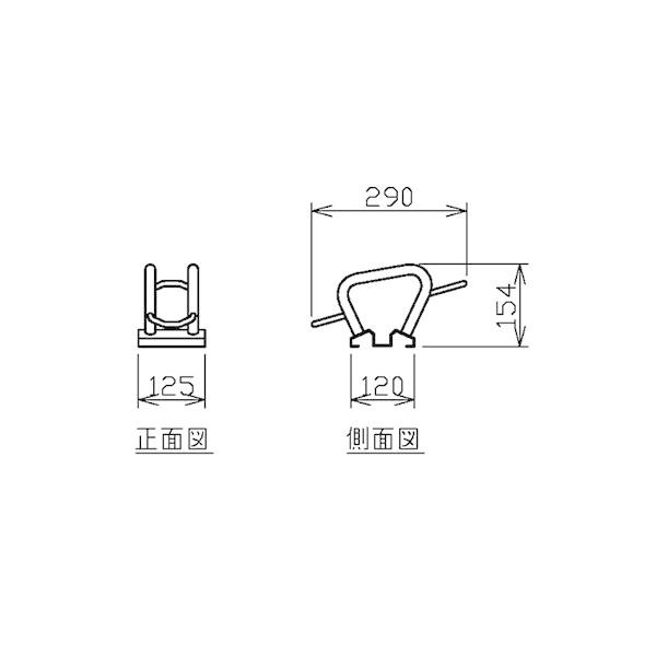 ダイケン 自転車ラック 独立式サイクルスタンド 1台用 CS-C1A-S : cs-c1a-s : 環境生活 Yahoo!店 - 通販 - Yahoo!ショッピング
