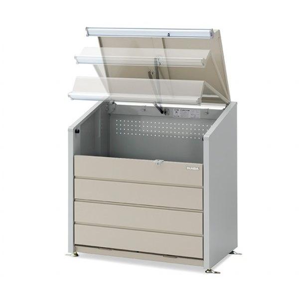 イナバゴミステーション ダストボックス・ミニ メッシュ床タイプ 400L DBN-106m エリア限定送料無料 : db-106m : 環境生活 Yahoo!店 - 通販 - Yahoo!ショッピング