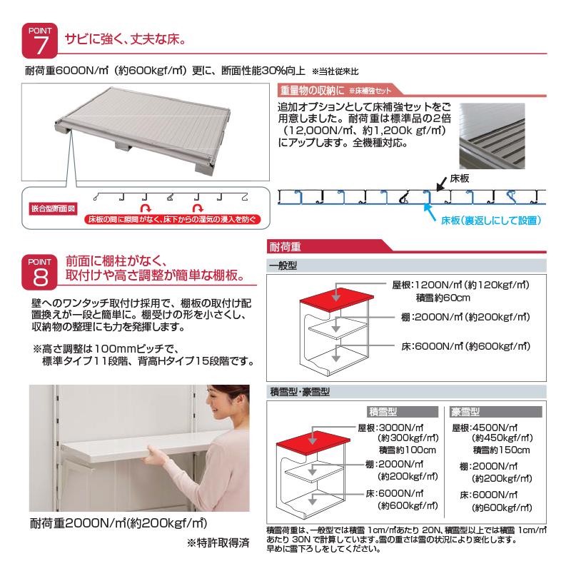 ヨドコウ ヨド物置 物置 エルモ LMD-0815 一般・ 積雪型 標準高タイプ [屋外収納庫/屋外倉庫/ガーデニング小屋/庭] [製品5年保証] : 環境生活 Yahoo!店 - 通販 ...
