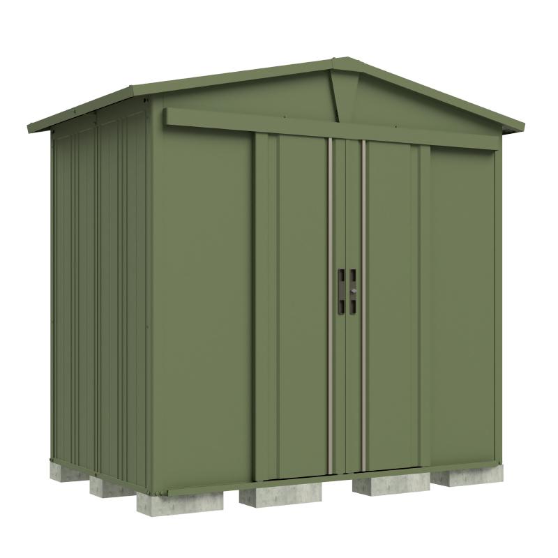 物置 屋外 タクボ物置 リジュー LSN-2215GN ガーデングリーン おしゃれ 三角屋根 自転車 大型 : 環境生活 Yahoo!店 - 通販 - Yahoo!ショッピング