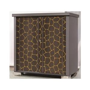 タカヤマ物置 ディープシリーズ TJS-1515AN-D 幅1550×奥行820×高さ1500mm 扉アニマル柄 ダークブラウン お客様組立 : 環境生活 Yahoo!店 - 通販 ...