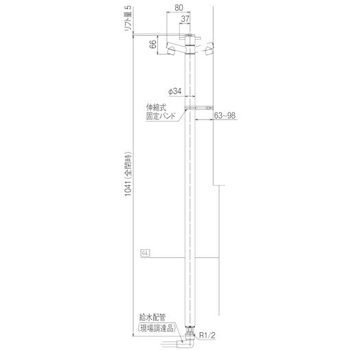 オンリーワン ジラーレ ヘアライン TK3-SAS 立水栓 おしゃれ : 環境生活 Yahoo!店 - 通販 - Yahoo!ショッピング