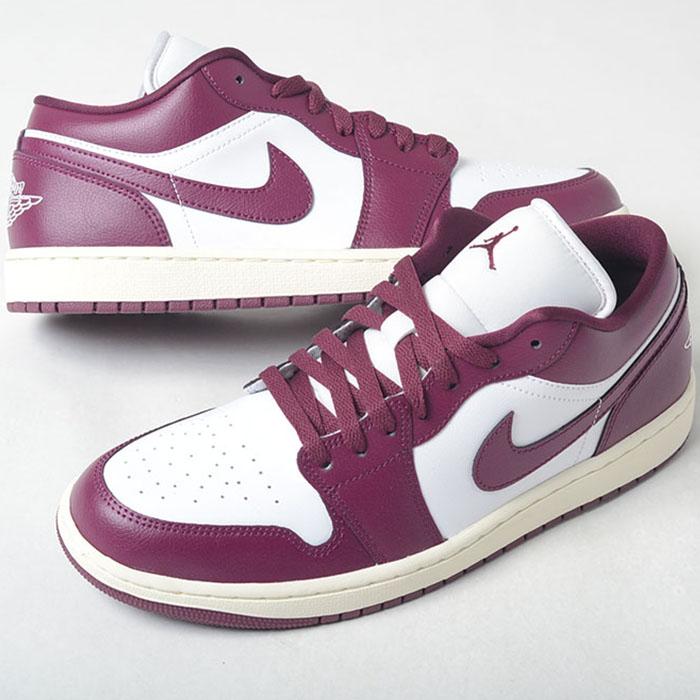 NIKE WMNS AIR JORDAN 1 LOW ウィメンズ ナイキ エア ジョーダン ロー メンズ スニーカー ホワイトパープル ...