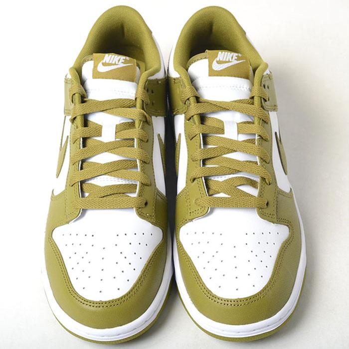 NIKE（ナイキ） NIKE DUNK LOW RETRO ダンク ロー レトロ メンズ スニーカー ホワイトモスグリーン dv0833 ...