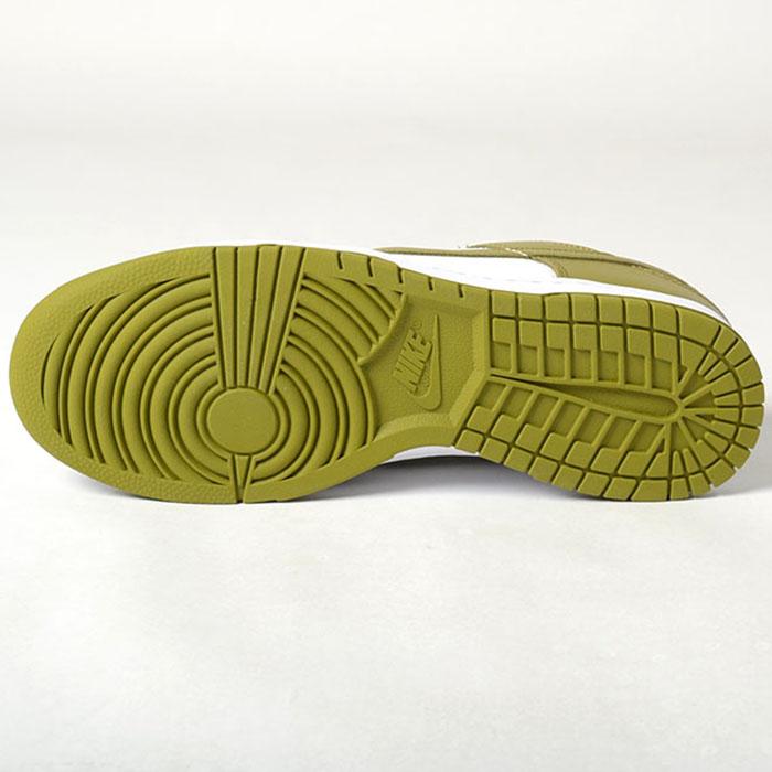 NIKE（ナイキ） NIKE DUNK LOW RETRO ダンク ロー レトロ メンズ スニーカー ホワイトモスグリーン dv0833 ...