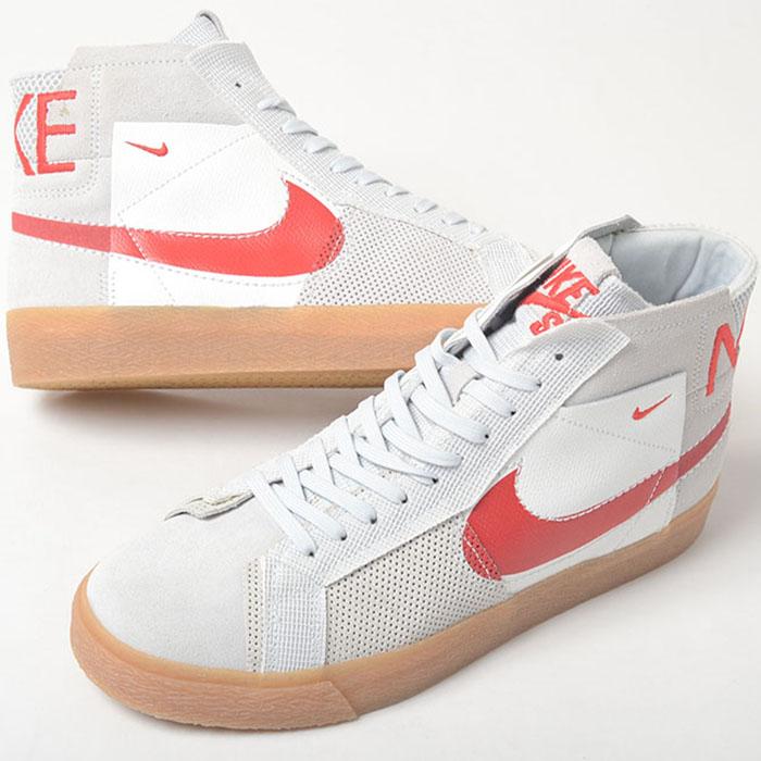 NIKE SB ZOOM BLAZER MID PRM ナイキ エスビー ズーム ブレザー ミッド プレミアム メンズ スニーカー グレー ...