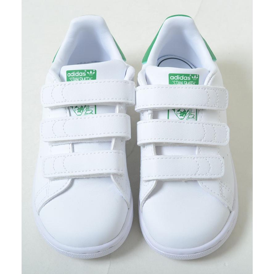 adidas（アディダス） 【12cm-16.5cm】adidas STAN SMITH CF I スタンスミス CF I ホワイト×グリーン ...