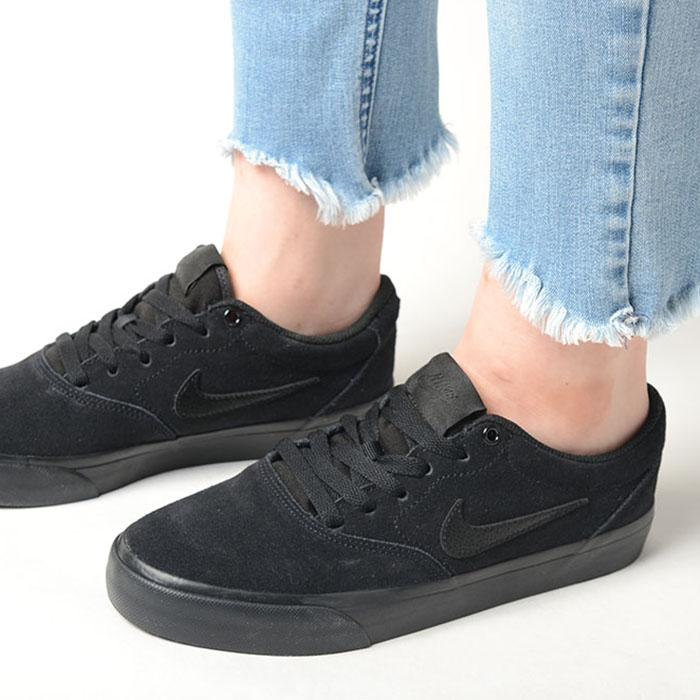 [ナイキ] チャージ スエード [CHARGE SUEDE] ブラック/ブラック/ブラック IB2750-002 NIKE（ナイキ） NIKE CHARGE SUEDE チャージ スエード レディース