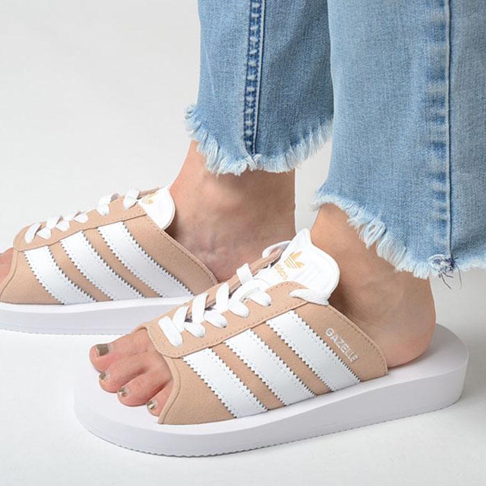 adidas GAZELLE BEACH W アディダス ガゼル ビーチ レディース サンダル ライトブラウン jq7422 : HONEY ...