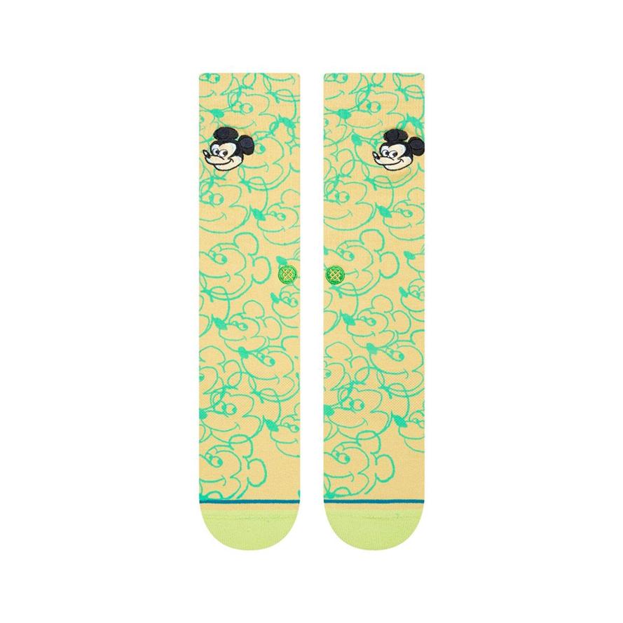 STANCE Socks MICKEY DILLON FROELICH スタンス ソックス ミッキー ディロン フレーリッヒ ユニセックス メンズ レディース ライム 黄緑 靴下 ストリート ...