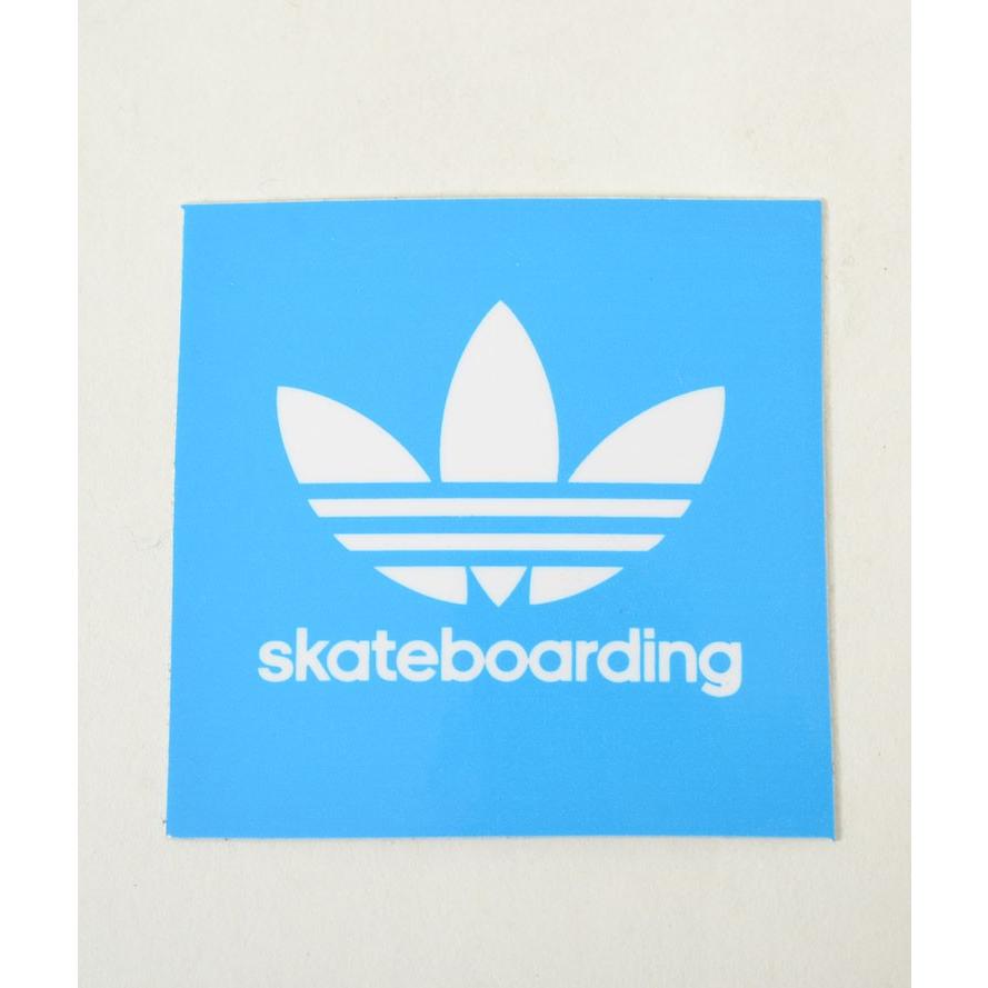 adidas skateboarding sticker アディダス スケートボーディング ステッカー ホワイト×ブルー : HONEY ...