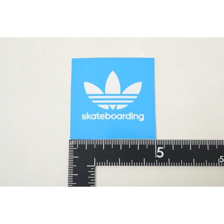 adidas skateboarding sticker アディダス スケートボーディング ステッカー ホワイト×ブルー : HONEY ...