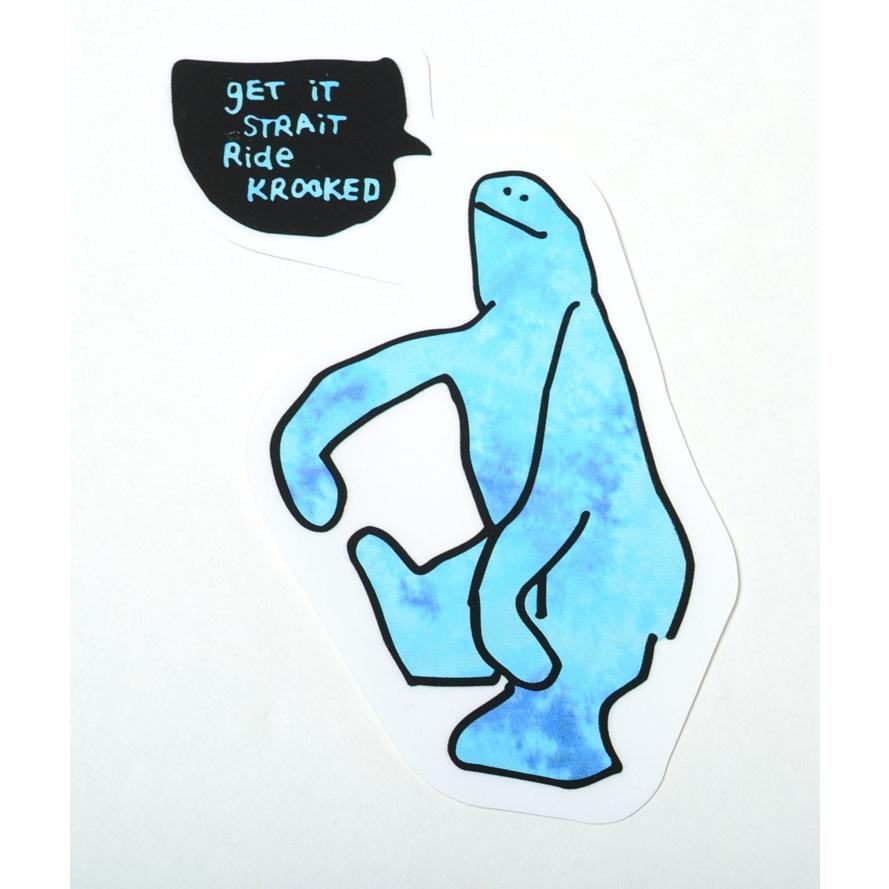 KROOKED STICKER クルックド スケート ステッカー ライトブルー :sticker529:HONEY - 通販 - Yahoo ...