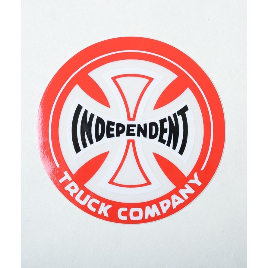 INDEPENDENT TRUCK COMPNY Sticker インデペンデント スケート ステッカー レッド : HONEY - 通販 ...