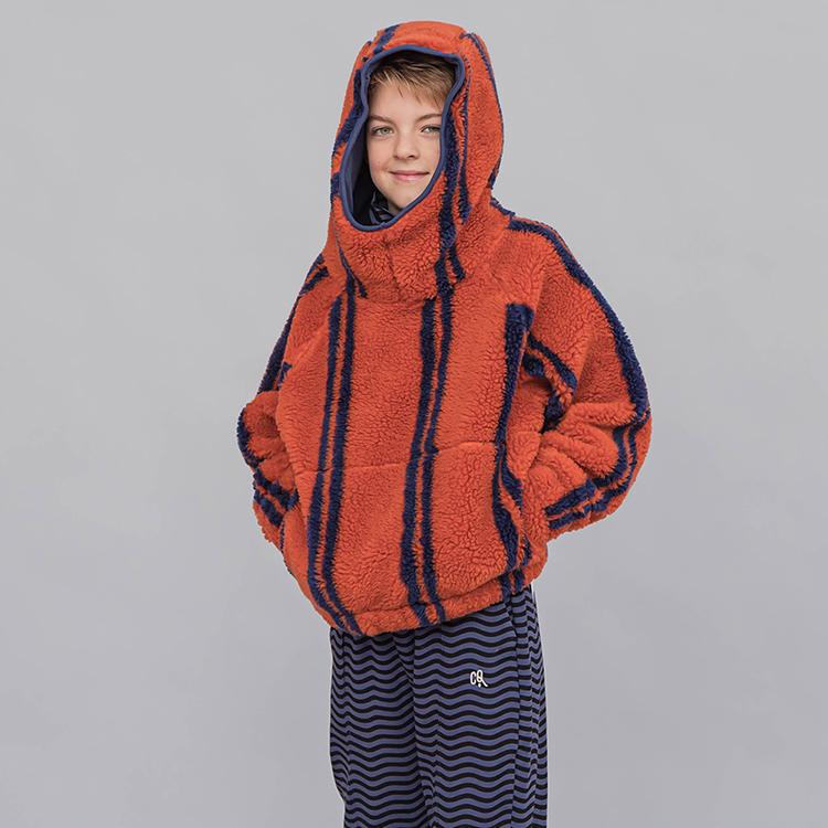 CarlijnQ カーラインク アウター ジャケット stripe koi - big CarlijnQ カーラインク アウター ジャケット stripe koi - big