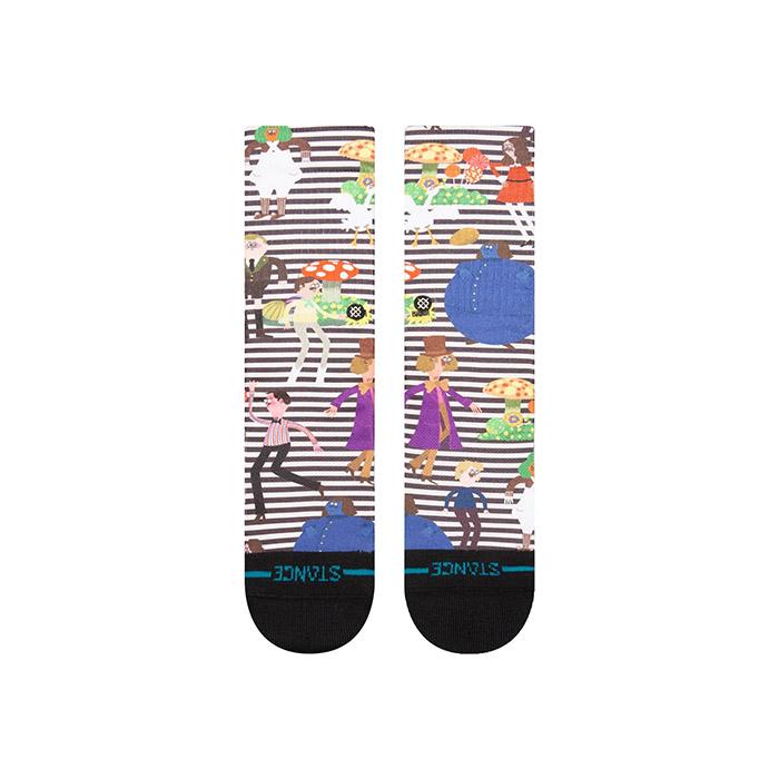STANCE KIDS WONKA SOCKS スタンス キッズ ウォンカ ソックス 靴下 ブラック ホワイト wonkakids ...