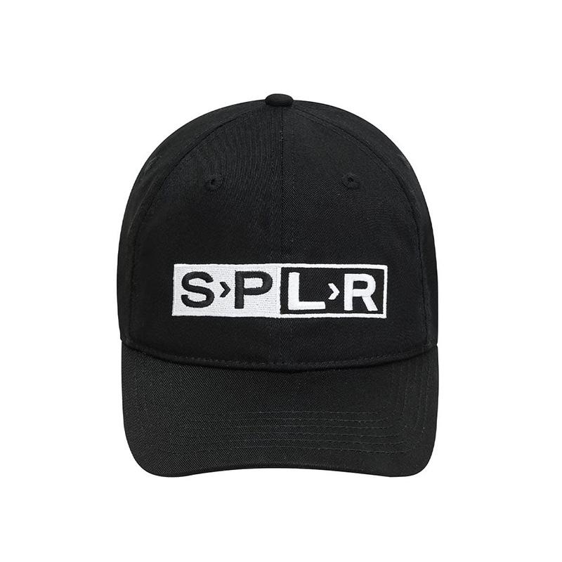 SPLR エスピーエルアール キャップ 帽子 ロゴ ロー ユニセックス 男女兼用 ブラック BOX LOGO LOW CAP -BLACK ...
