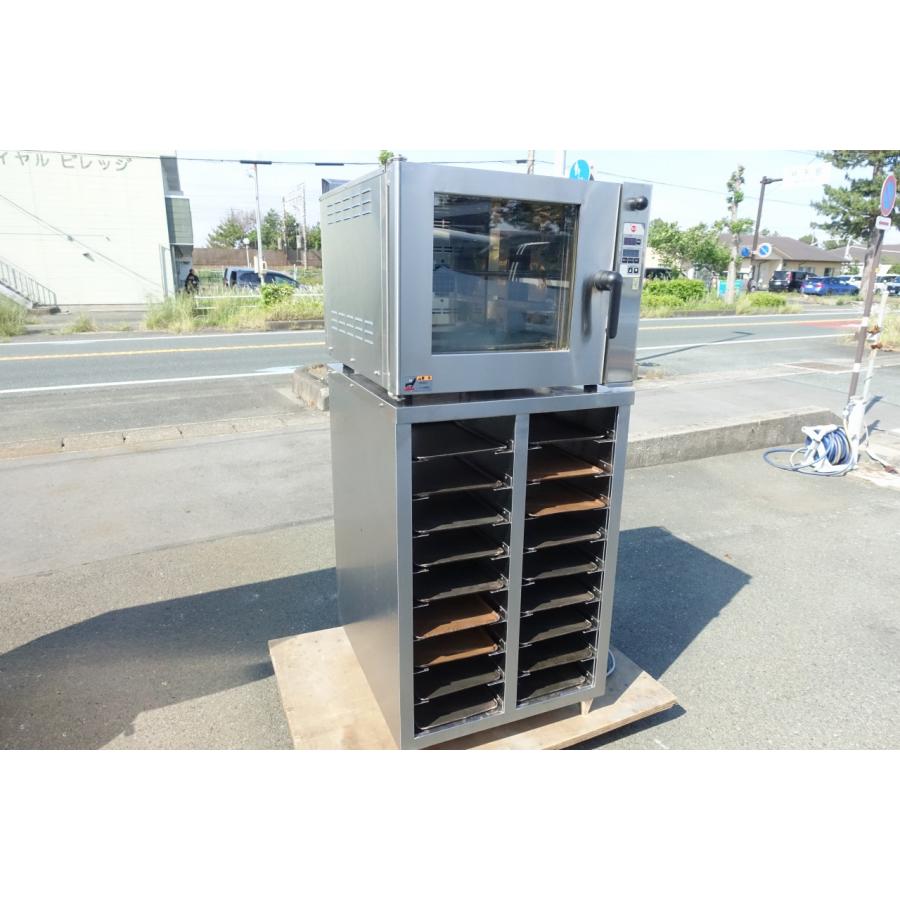 単相200V 4段 タニコー コンベクションオーブン TBCO-4EMY 100V 業務用 電気式 ベーカリーオーブン 架台付き 製パン 製菓 ...