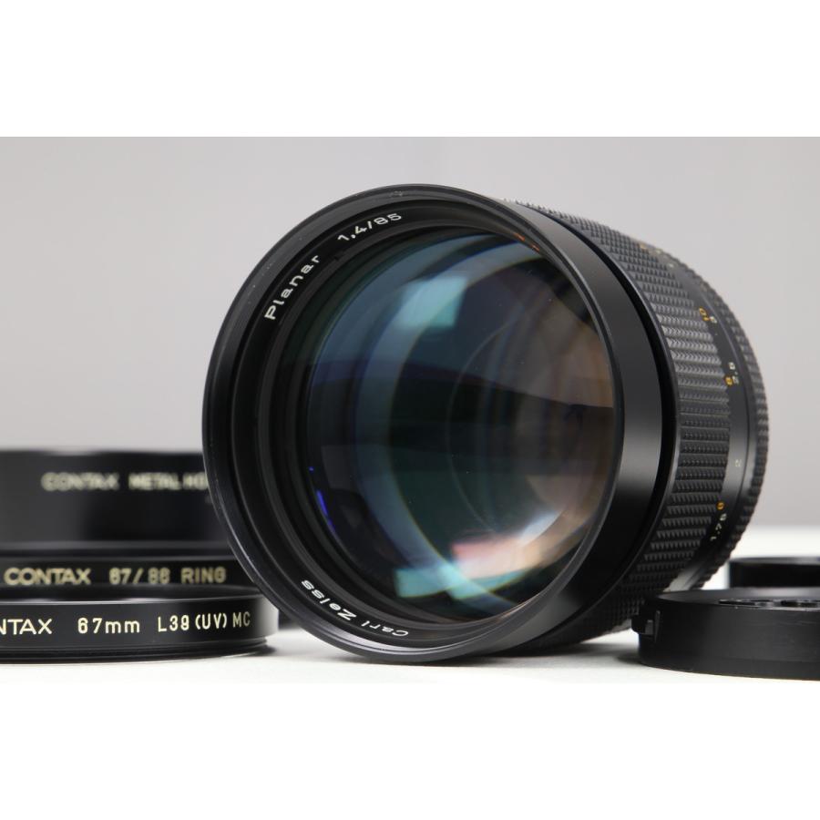 [実用品｜動作保証] CONTAX Carl Zeiss Planar T* 85mm F1.4 AEG [純正フード・フィルター 付属｜鏡胴はきれいで正常撮影可能] : リユースのエコデジ ...