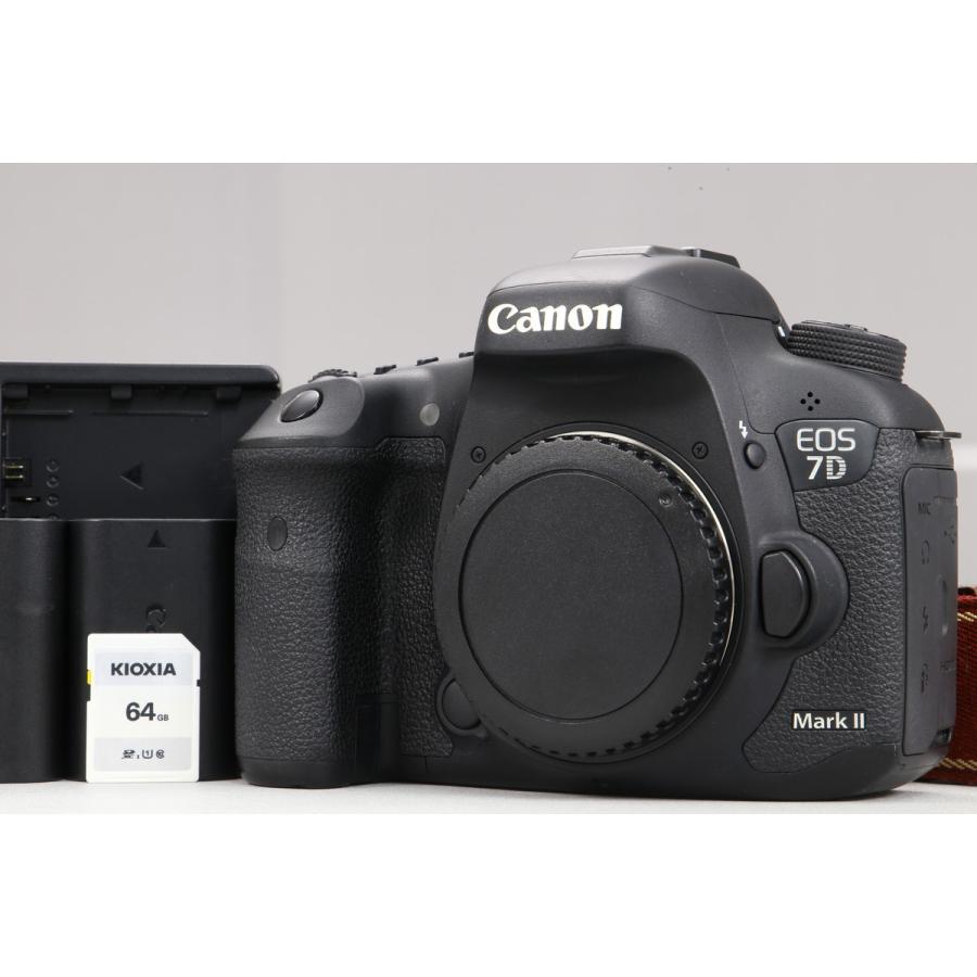 [良品] Canon EOS 7D Mark II ボディ [予備バッテリー + SDカード 64GB 追加付属] : リユースのエコデジ ...