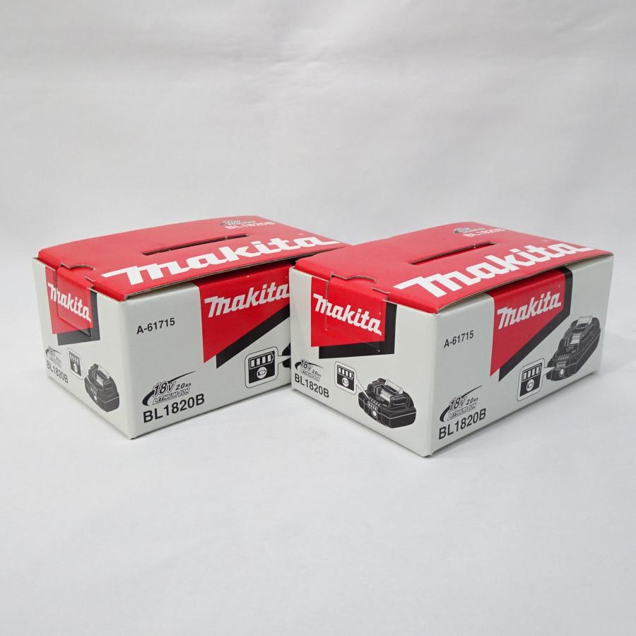 マキタ 【新品】makita 純正 18V 2.0Ah バッテリー2個セット BL1820B 残量表示・箱付き : エコエイト - 通販 ...