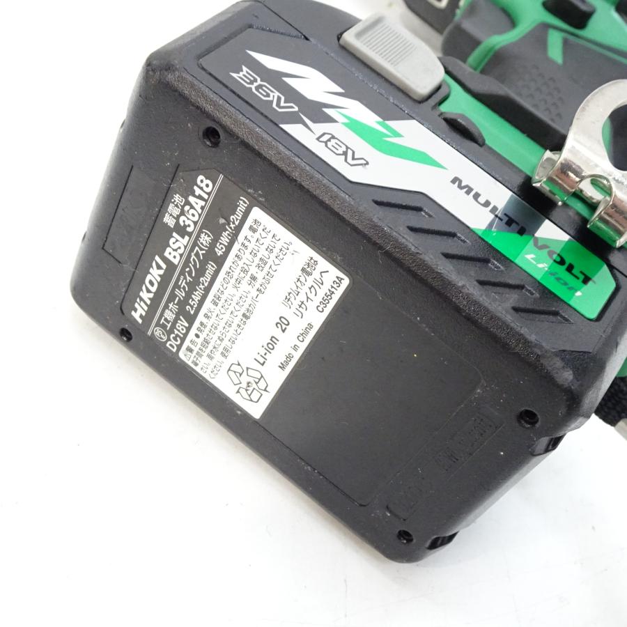 マルチボルト 【USED】HiKOKI ハイコーキ 13mm 36V コードレスドライバドリル DS36DA 本体+バッテリ1個+充電器 ...