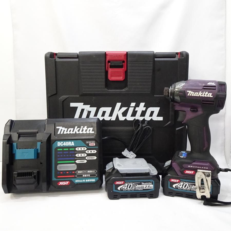 マキタ 【USED】makita 40Vmax 2.5Ah インパクトドライバ TD002GDXAP パープル 紫 本体+バッテリ2個+充電器 セット TD002G : エコエイト - 通販 ...