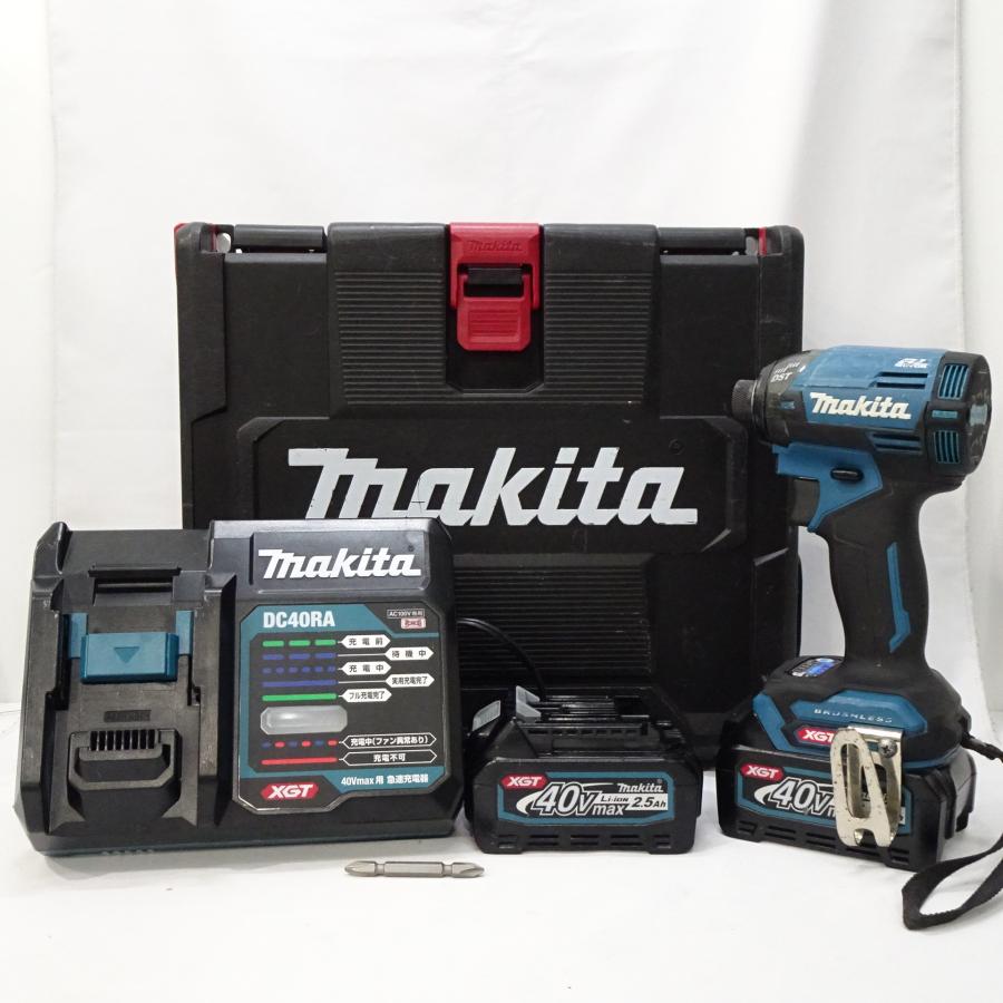 マキタ 【USED】makita マキタ 40Vmax 2.5Ah 充電式インパクトドライバ TD002GRDX 本体+バッテリ2個+充電器 純正 セット : エコエイト - 通販 ...