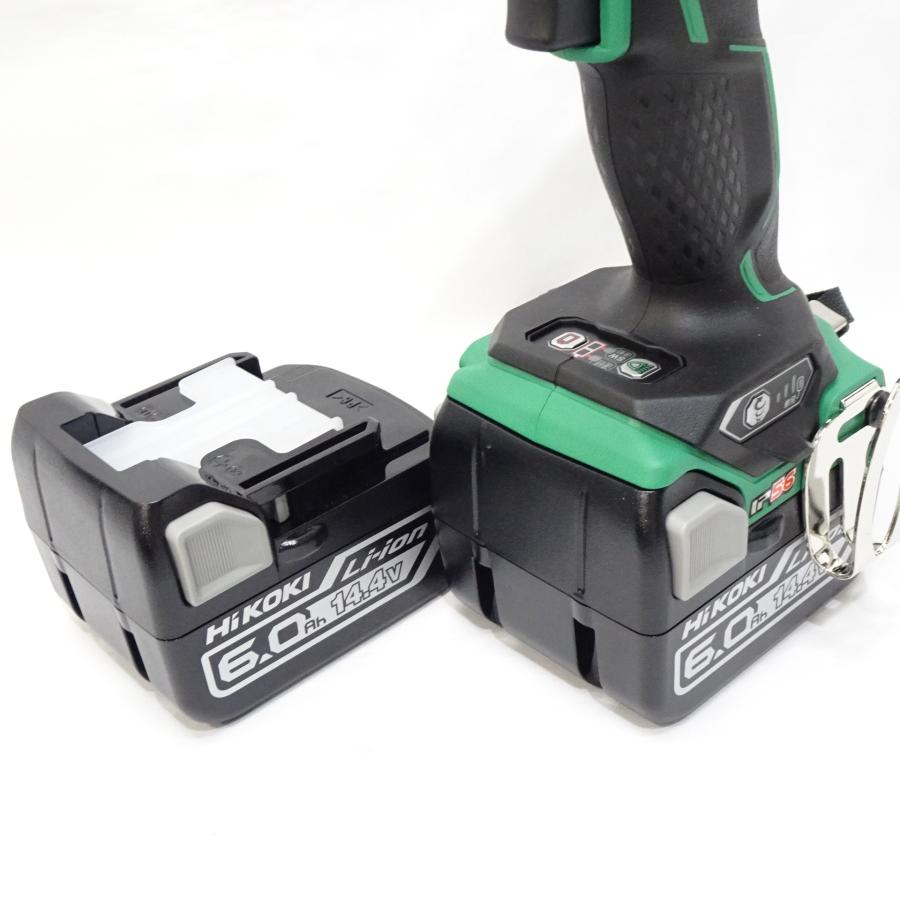 【新品】HiKOKI ハイコーキ 14.4V 6.0Ah コードレスインパクトレンチ WR14DBDL2(2LYPK) 本体+バッテリ2個+充電器+ケース フルセット ...