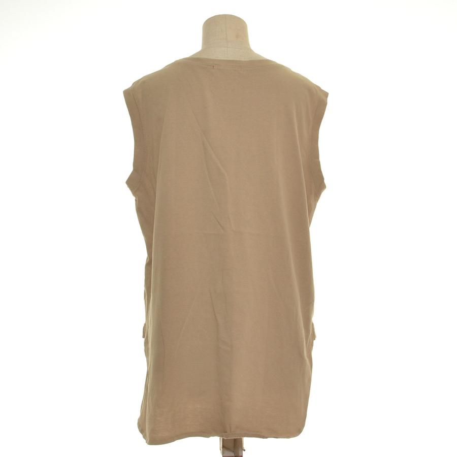 415296 RED CHOP WORKS レッドチョップワークス RCW ★ノースリーブスリットプルオーバー Tシャツ サイズ38 ...