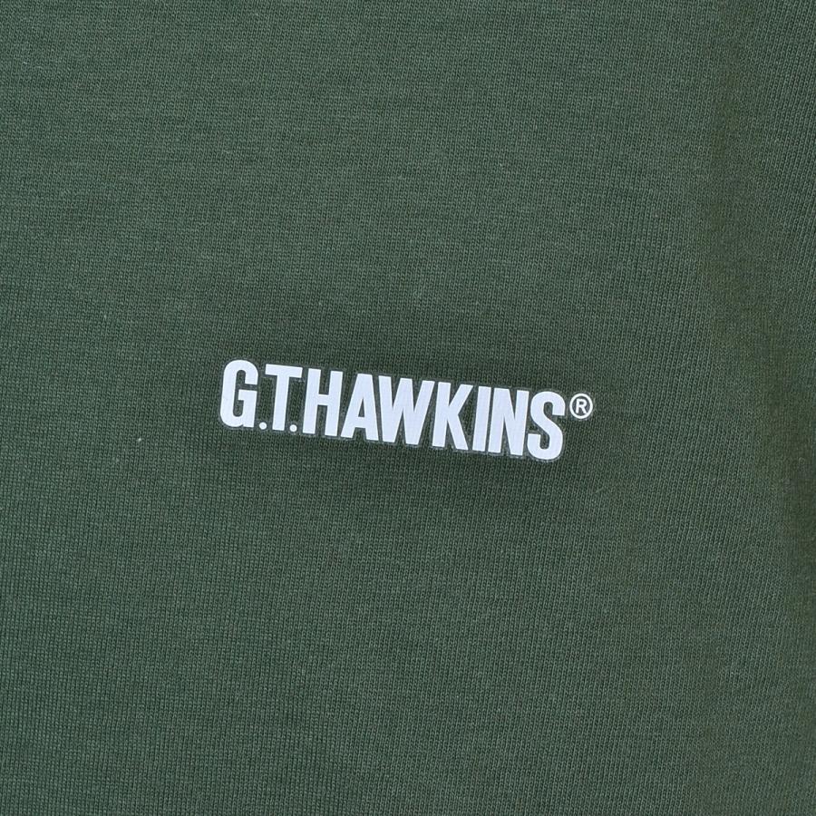 G.T.HAWKINS 〇456195 未使用品 ジーティーホーキンス Tシャツ 半袖 Vネック ワンポイント ロゴプリント サイズLL ...