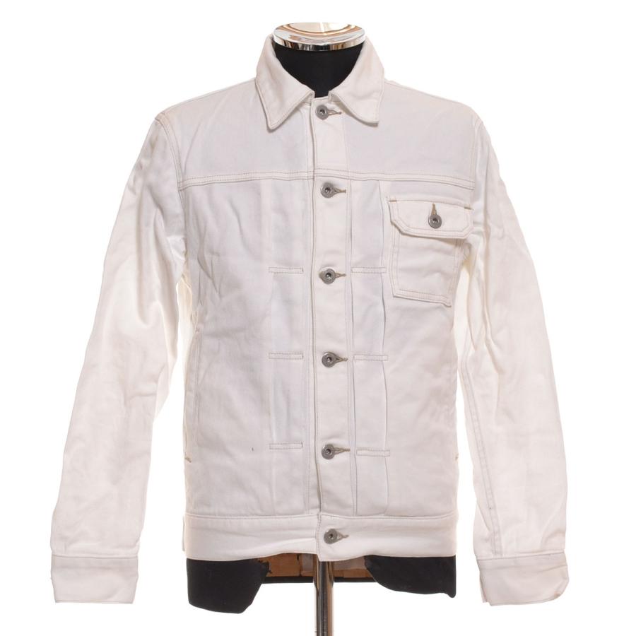 YEVS 〇480395 イーブス デニムジャケット トラッカージャケット Gジャン ストレッチ サイズS メンズ ホワイト : リサイクル市場エコ - 通販 - Yahoo!ショッピング