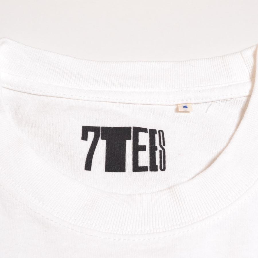 〇484062 7TEES SEVENDAYS=SUNDAY 半袖Tシャツ ロゴプリントT トップス サイズS メンズ ホワイト ...