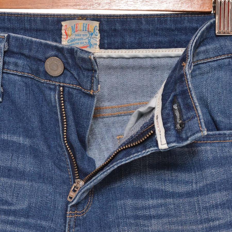 SOMETHING 511193 サムシング EDWIN エドウイン デニムパンツ ローライズスキニージーンズ スリム アンクル S250 サイズXS レディース : リサイクル市場エコ ...