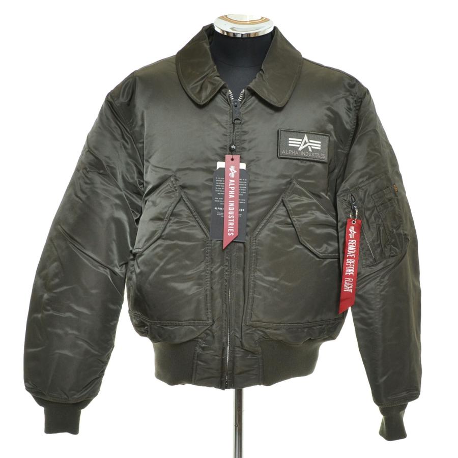 Alpha Industries 539930 未使用品 ALPHA INDUSTRIES アルファインダストリーズ フライトジャケット CWU-45 P 2030-476 サイズM メンズ ...