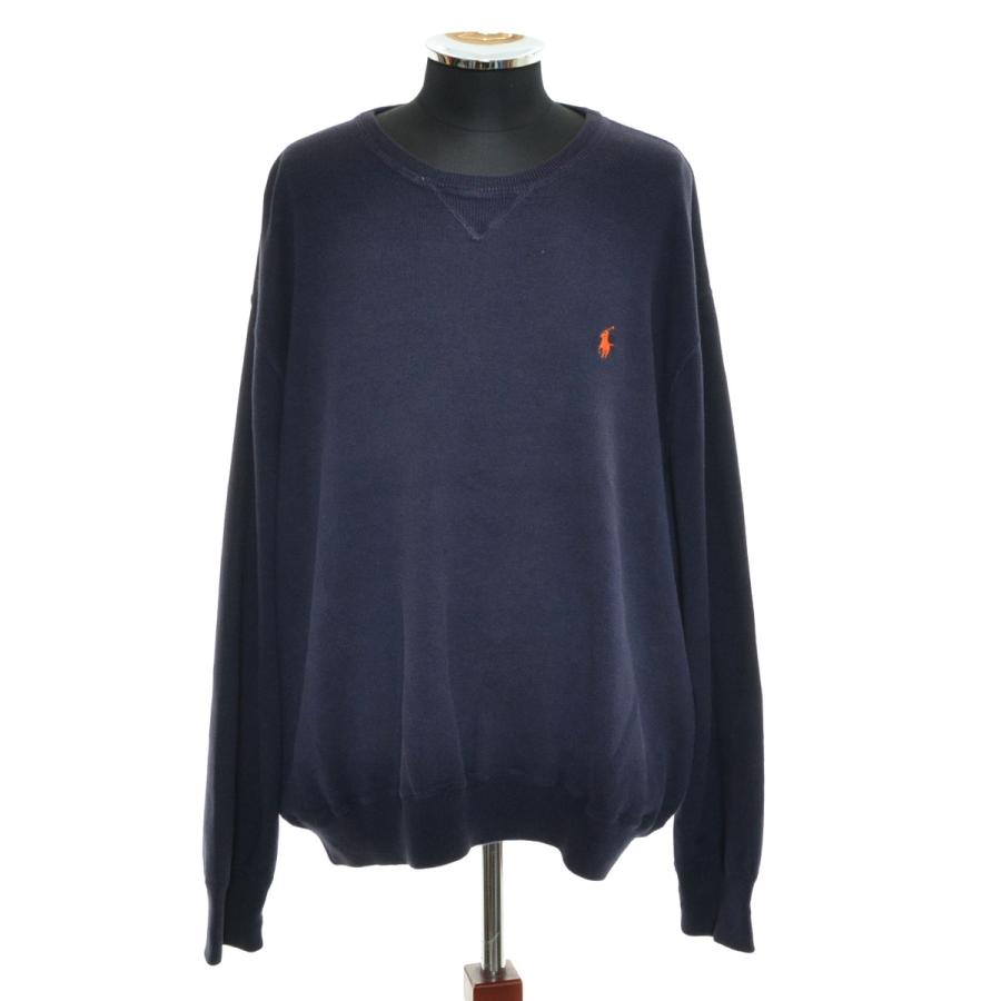 POLO RALPH LAUREN 〇541678 ラルフローレン ニット セーター メンズ ネイビー : リサイクル市場エコ - 通販 ...