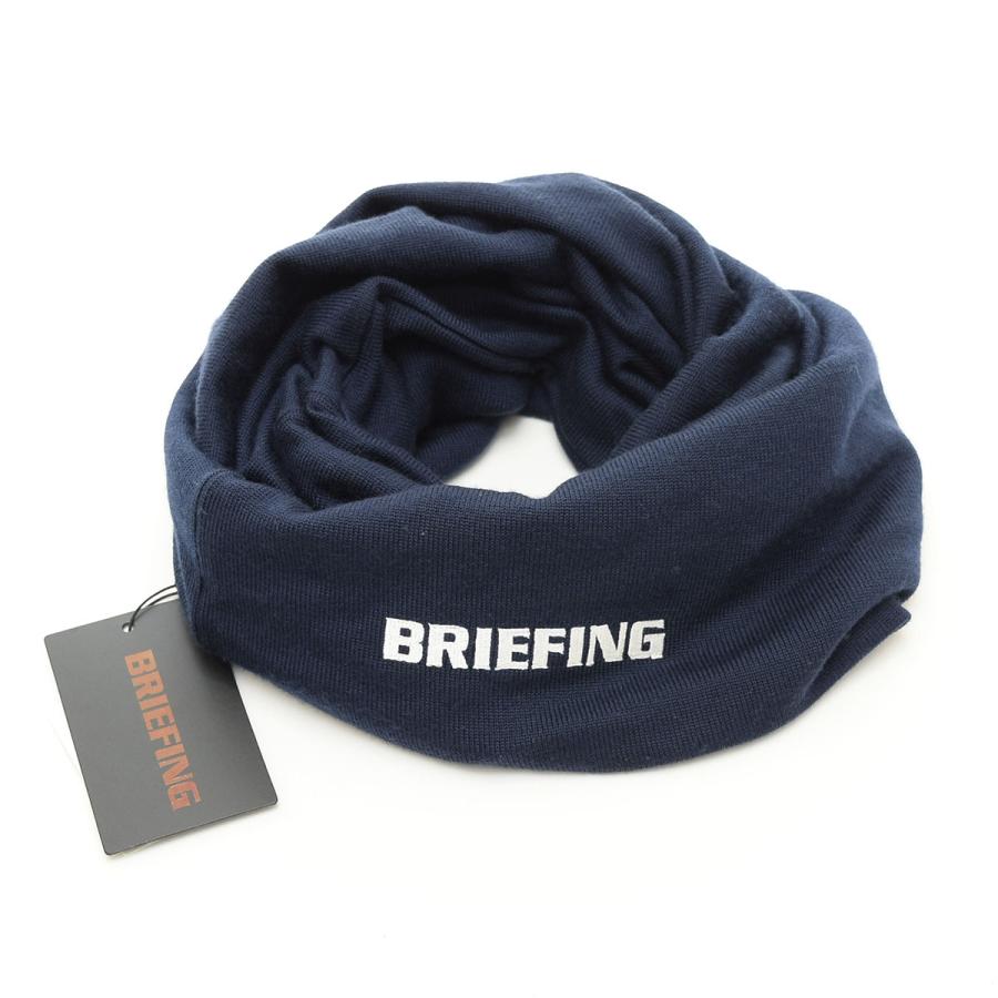 BRIEFING 553738 未使用品 ブリーフィング ネックウォーマー スヌード マフラー WOOL KNIT NECK WARMER BRG223F08 ウール100% メンズ ...
