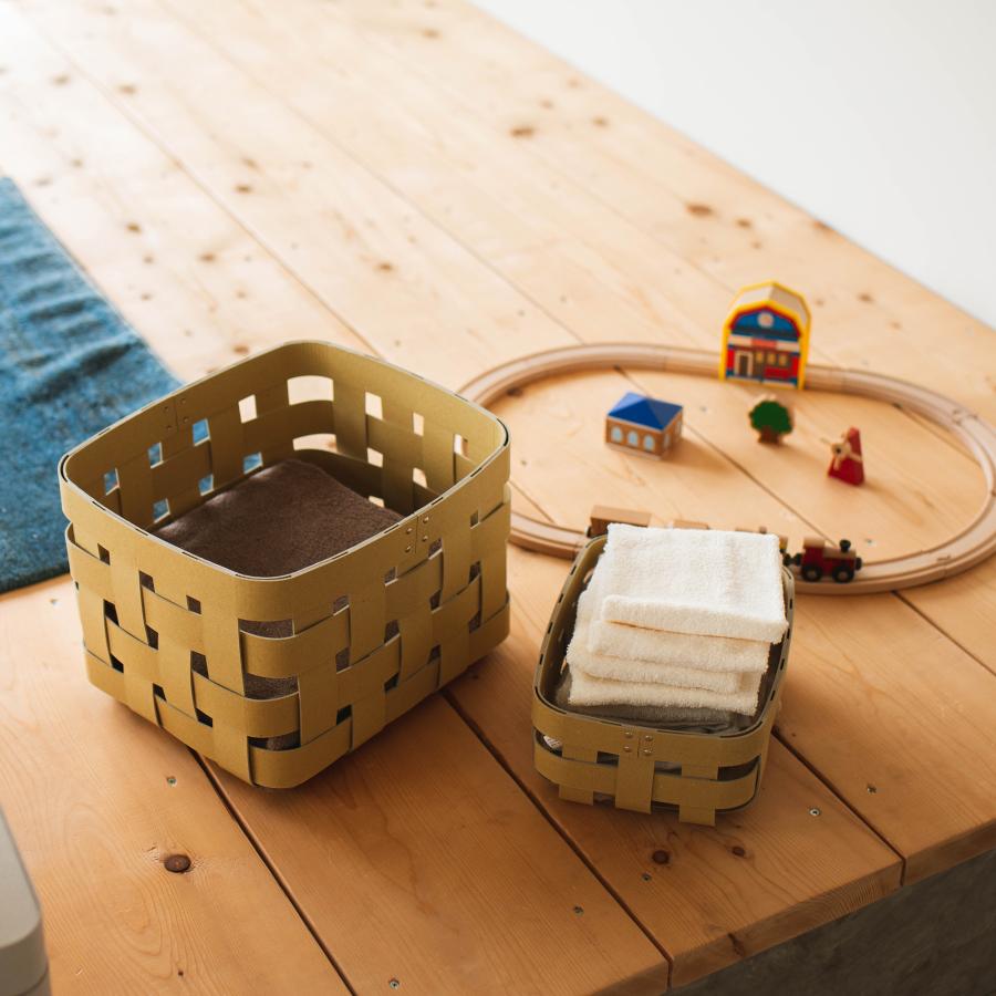 forc kago フォーク カゴ バスケット 板紙 収納 収納ケース 宅配便送料無料 : トナリの雑貨店 - 通販 - Yahoo!ショッピング