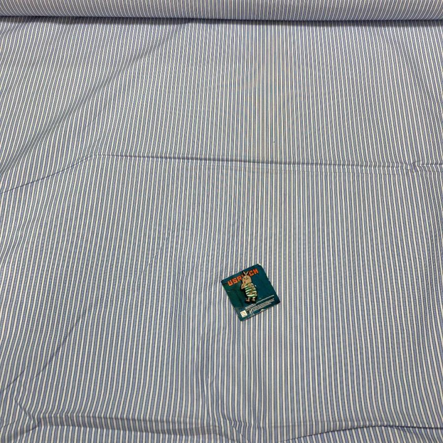 生地 アウトレット 通販 布地生地3m no1807綿ポリシャツ生地ストライプシーチング爽やか水色 : 布地生地おしゃれ麻帆布のエコキジ ...