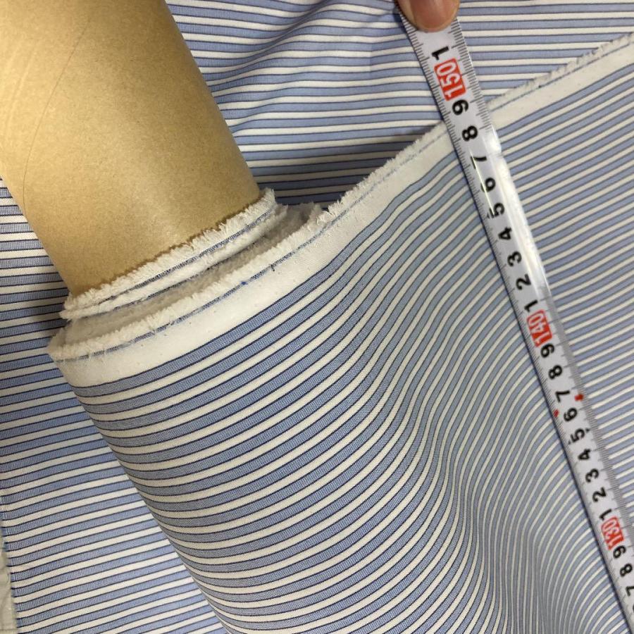 生地 アウトレット 通販 布地生地3m no1807綿ポリシャツ生地ストライプシーチング爽やか水色 : 布地生地おしゃれ麻帆布のエコキジ ...