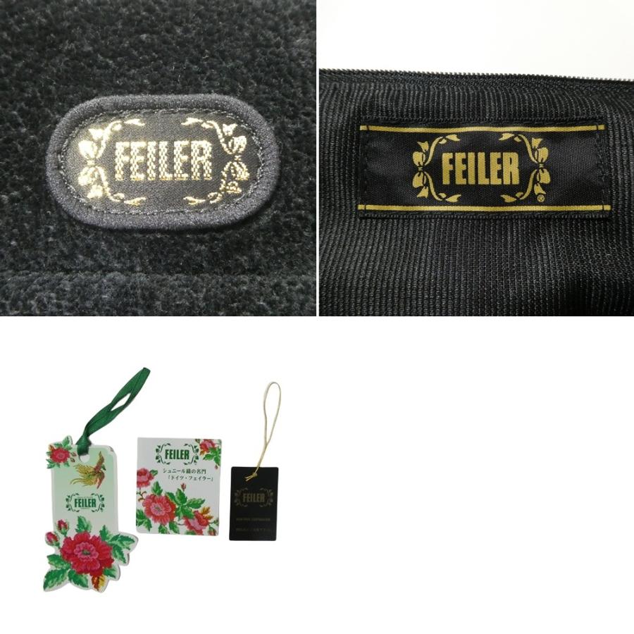 新品同様 フェイラー シュニール織 ショルダーバッグ 黒 ブラック 花柄 日本製 肩掛け 斜め掛け 美品 FEILER TS6 : リサイクルランド エコラボ - 通販 - Yahoo!ショッピング