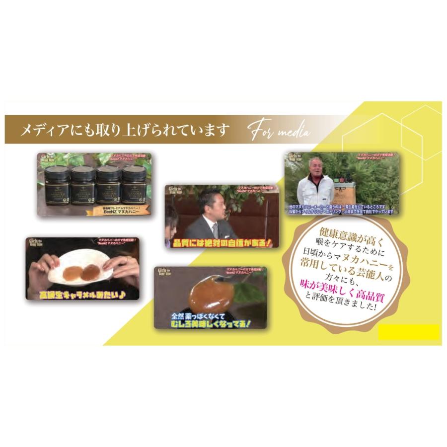 BEENZプレミアムマヌカハニー UMF10＋ 【MGO263〜350＋】 250グラム 正規輸入品 ニュージーランド産 : エコロクル - 通販 - Yahoo!ショッピング