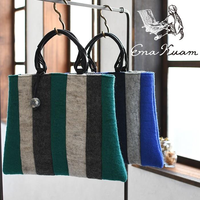 トートバッグ Ena Kuam エナクアム HOSO OBI トートバッグ ウール フェルト 秋 冬 レディース 1820AW1116 ...