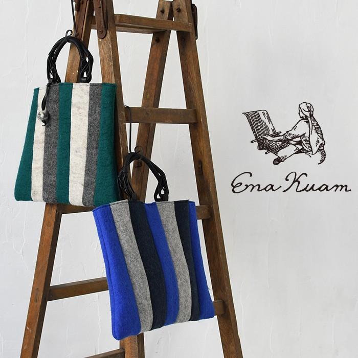 トートバッグ Ena Kuam エナクアム HOSO OBI トートバッグ ウール フェルト 秋 冬 レディース 1820AW1116 ...
