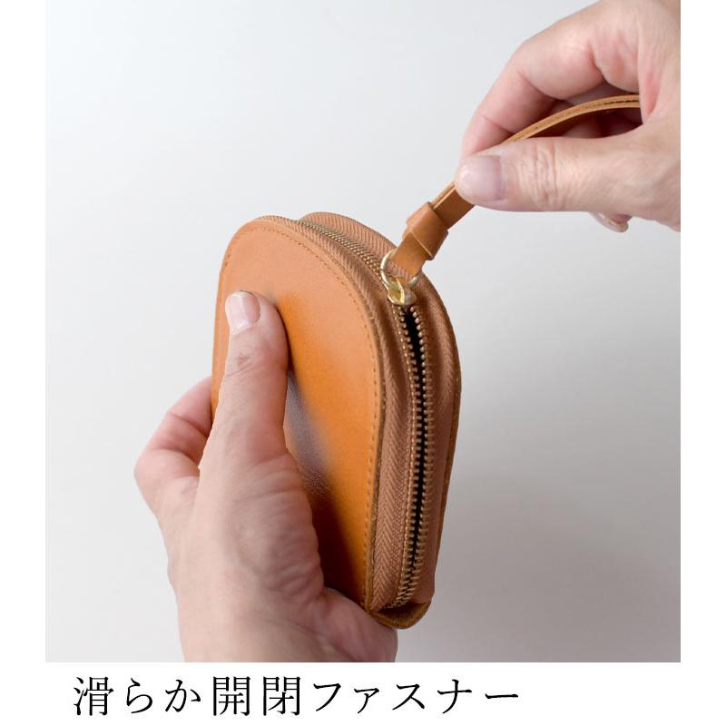 TIDEWAY 日本製 本牛革 ROUND WALLET M ラウンドファスナー コインケース-財布 レディース 小さめ- 30代 40代 50代 60代 23AW0818, j23 ...